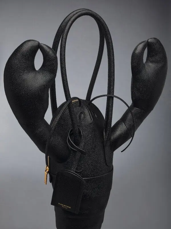 Thom Browne Lobster-motif Leather Tote Bag