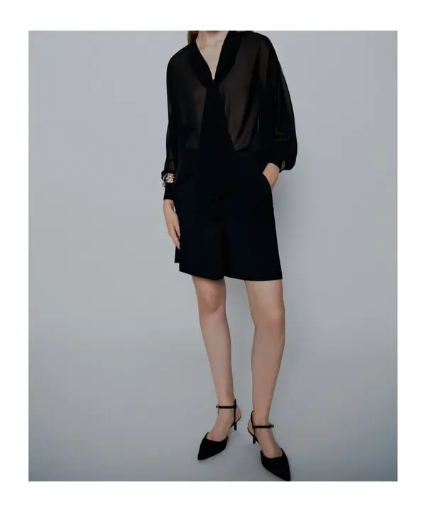 Marella Envers Satin Shorts