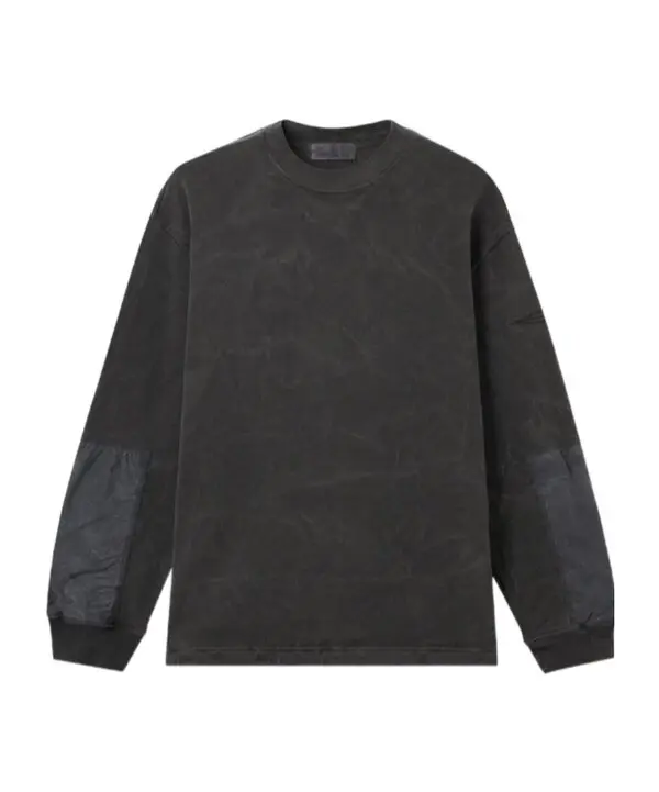 Stone Island Oversized-fit Crewneck Sweatshirt With Contrast Fabric Panels
