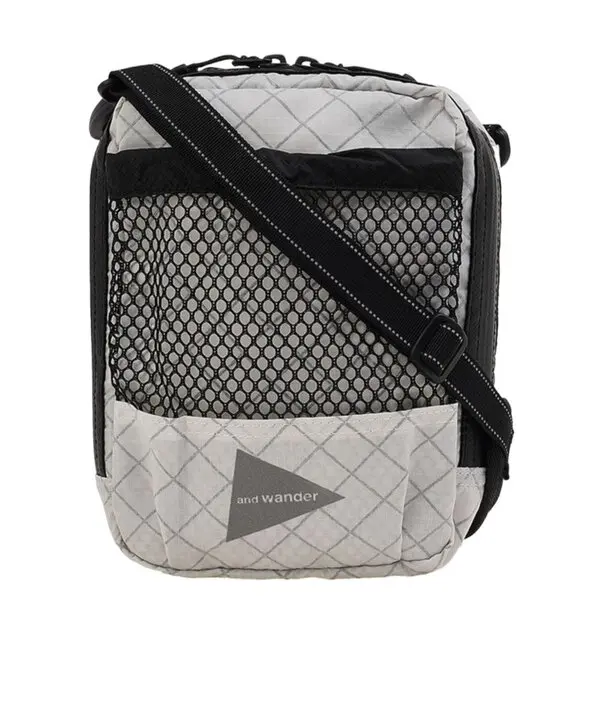 AND WANDER Mesh Pocket Shoulder Bag