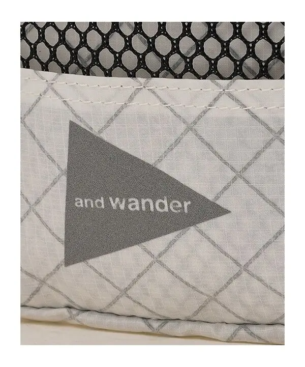 AND WANDER Mesh Pocket Shoulder Bag