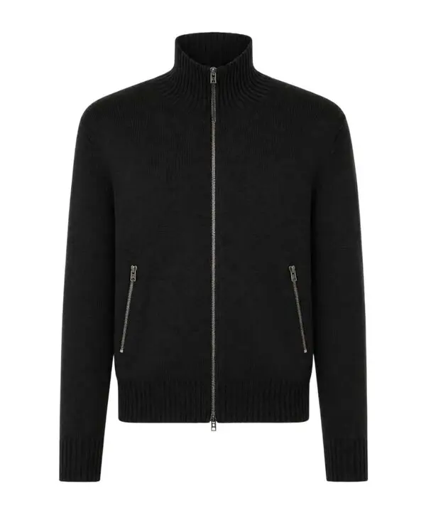 TOM FORD High Neck Zip Cardigan
