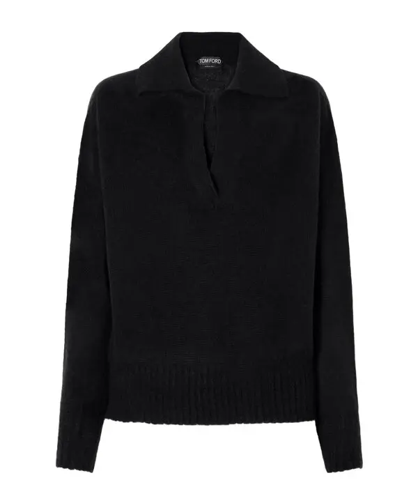 TOM FORD Long Sleeve Polo Jumper