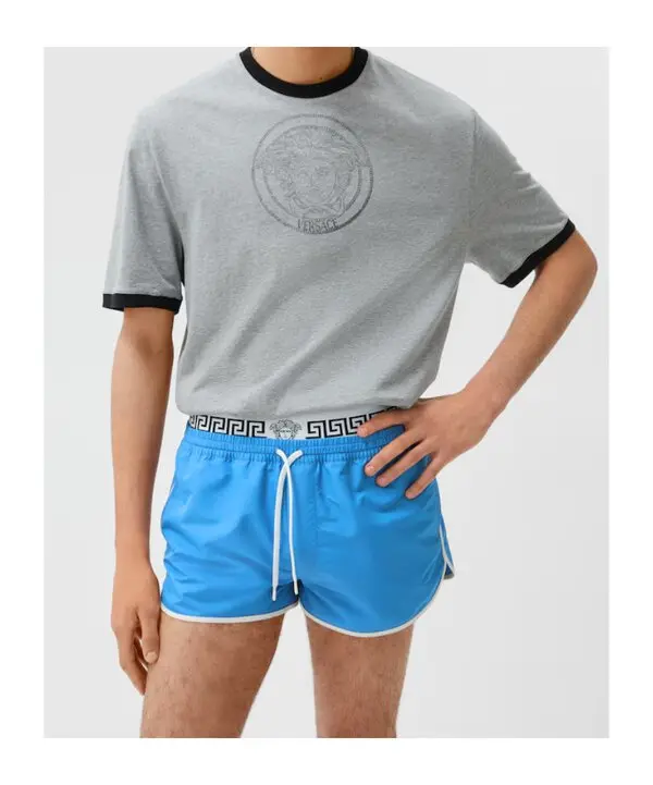Versace Double Waistband Swim Shorts