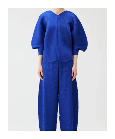 Issey Miyake Coast Pleated Top