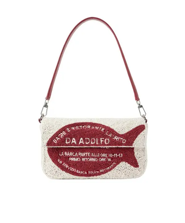 Staud Beaded Shoulder Bag