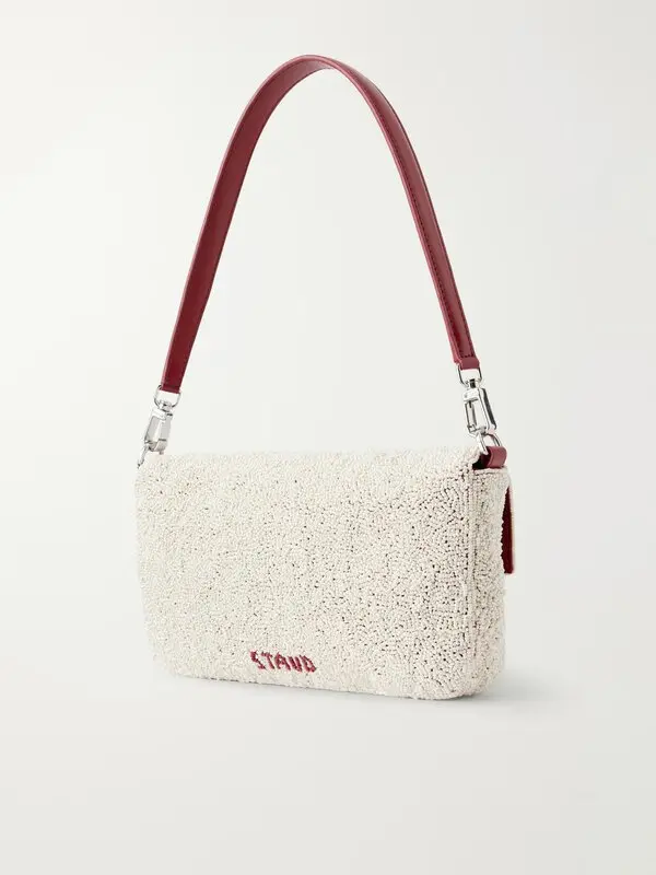 Staud Beaded Shoulder Bag