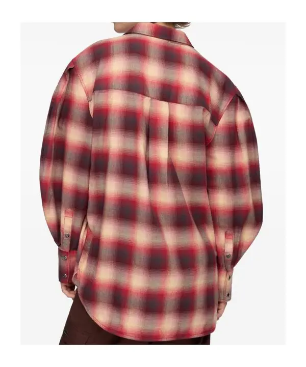 GANNI Collared Long-sleeved Shirt