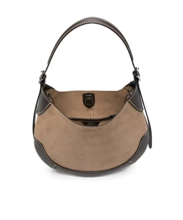 Ralph Lauren Polo Id Panelled Suede Shoulder Bag