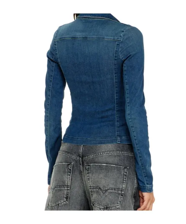 DIESEL® Denim Full-zip Shirt