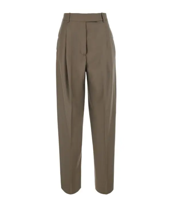 RÓHE Casual Pants With Waistband - Green