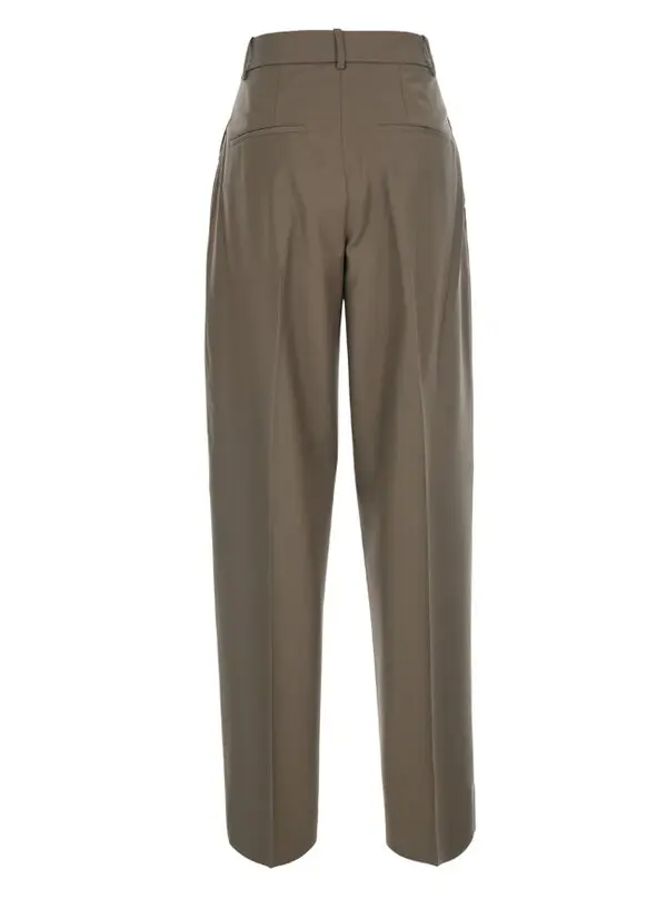 RÓHE Casual Pants With Waistband - Green