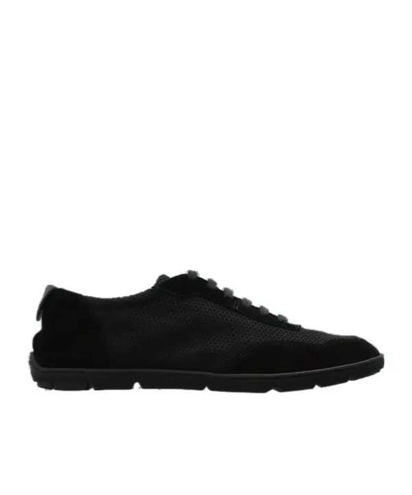 Giorgio Armani Round-toe Lace-up Sneakers