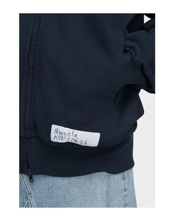 MAISON MARGIELA Graphic Zip-up Hoodie