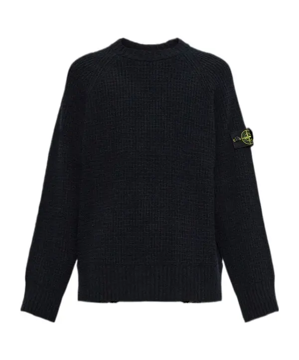 Stone Island Logo Patch Crewneck Jumper