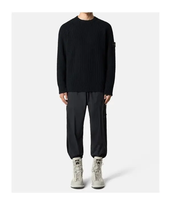 Stone Island Logo Patch Crewneck Jumper