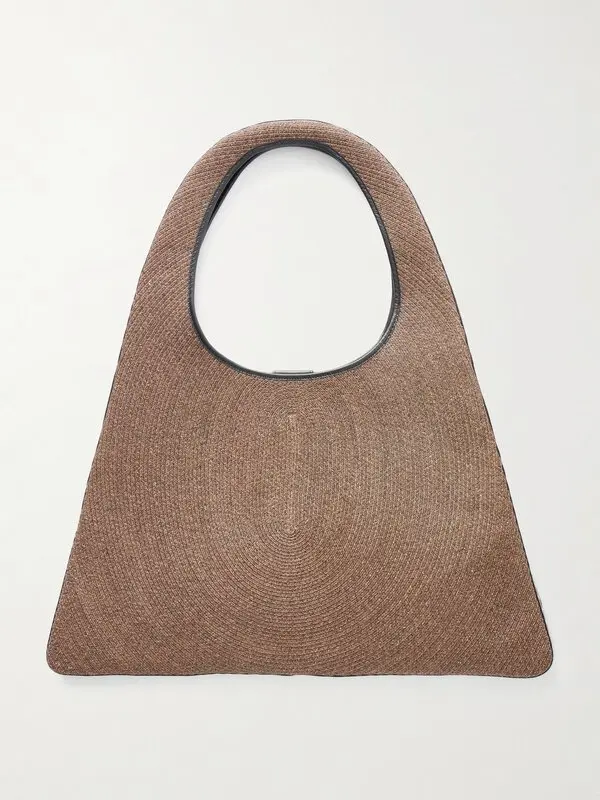 Alaïa Paper Straw Shoulder Bag