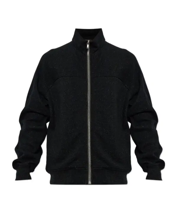Rick Owens Long Sleeve Knit Zip-up Top