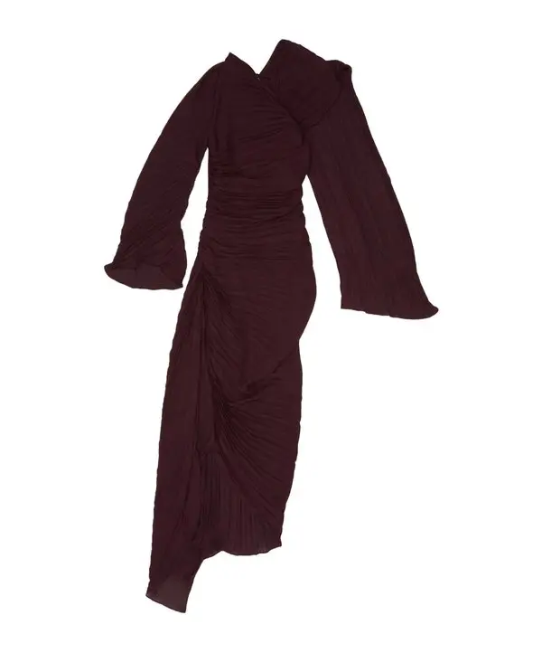 Victoria Beckham Ruched Off-the-shoulder Dress