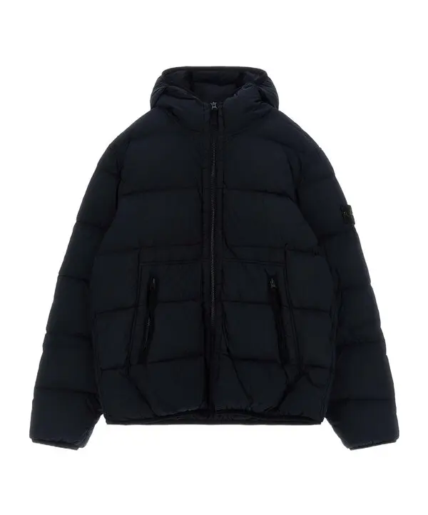 Stone Island Long-sleeve Hooded Down Jacket