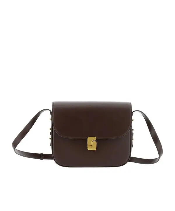 Soeur Flap-closure Cross Body Bag - Black