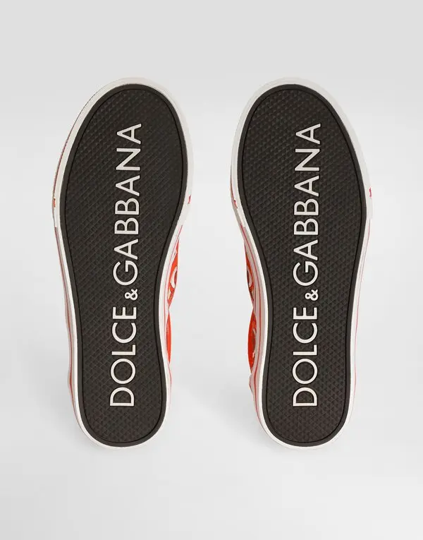 Dolce & Gabbana Majolica Printed Sailing Sports Sneakers
