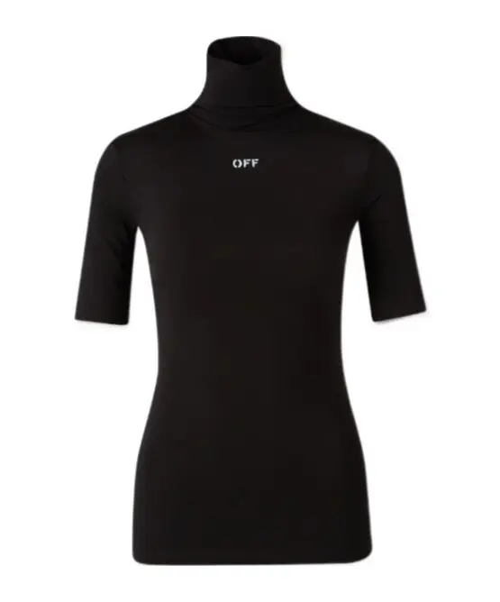 Off-White Mock-neck T-shirt