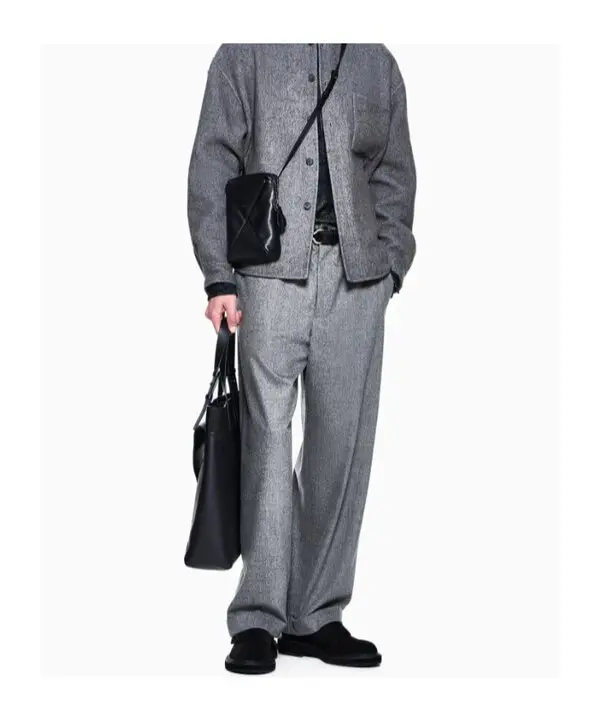 Giorgio Armani Straight-leg Rolled-up Casual Pants