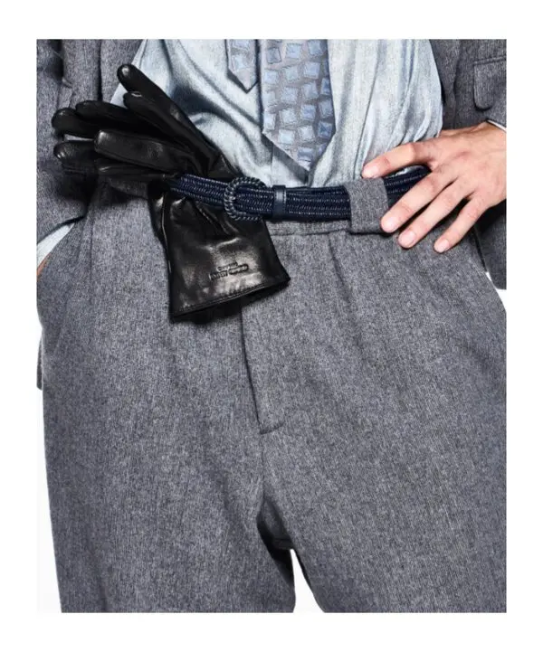 Giorgio Armani Straight-leg Rolled-up Casual Pants