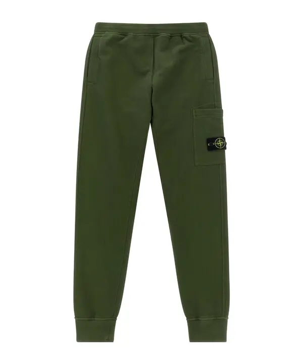 Stone Island Logo-patch Cotton Cargo Pants