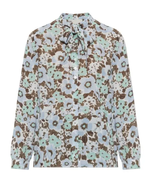 Tory Burch Printed Shirt - Gray