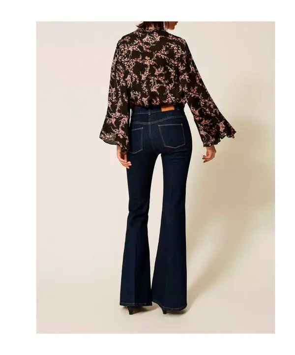 TWINSET Five-pocket Flared Jeans