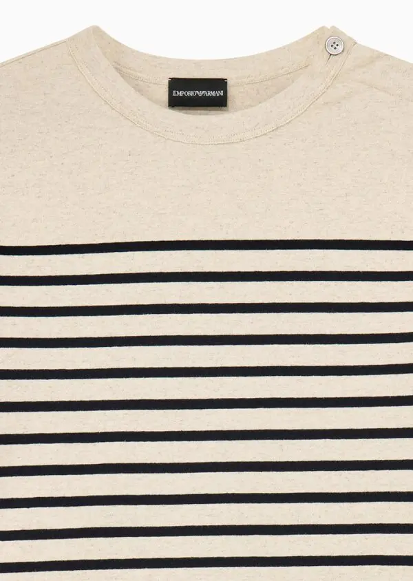 Emporio Armani Striped Color-blocked Knitwear