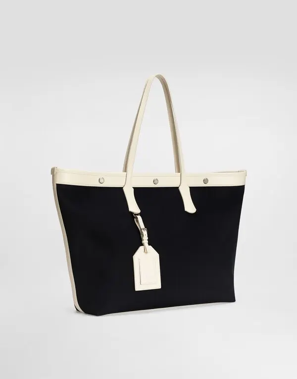 Dolce & Gabbana Atene Cotton Shopping Bag