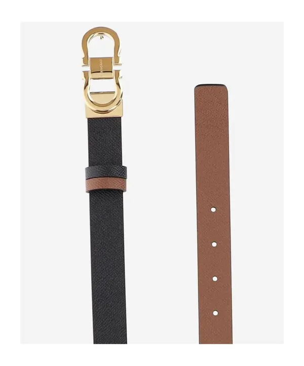 FERRAGAMO Gancini-buckle Reversible Belt