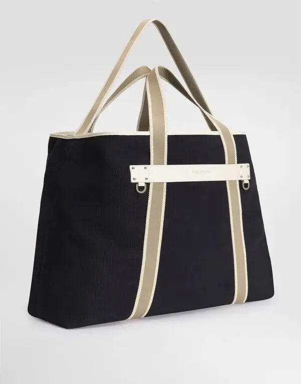 Dolce & Gabbana Essenza Canvas Shopping Bag