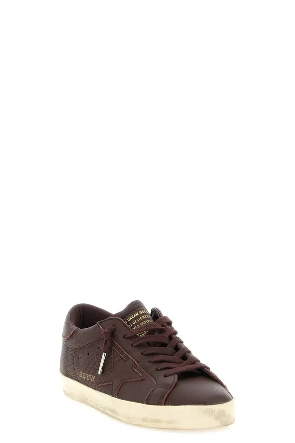 GOLDEN GOOSE Super-star Low-top Sneakers - Brown