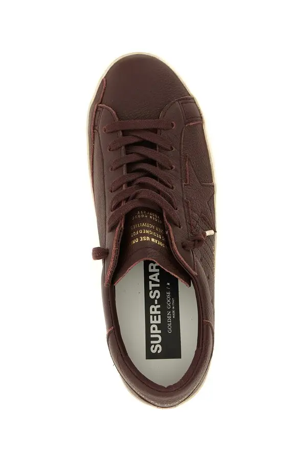 GOLDEN GOOSE Super-star Low-top Sneakers - Brown
