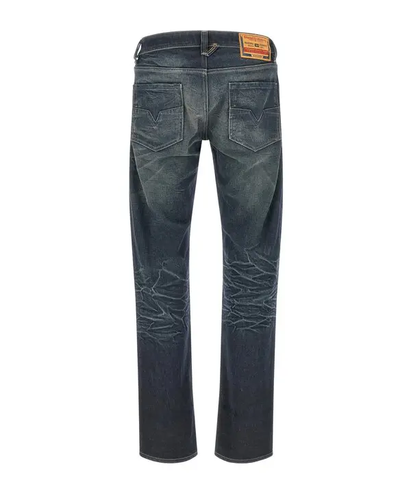 DIESEL® Belt-loop Jeans With Vintage Wash And Distressed Details