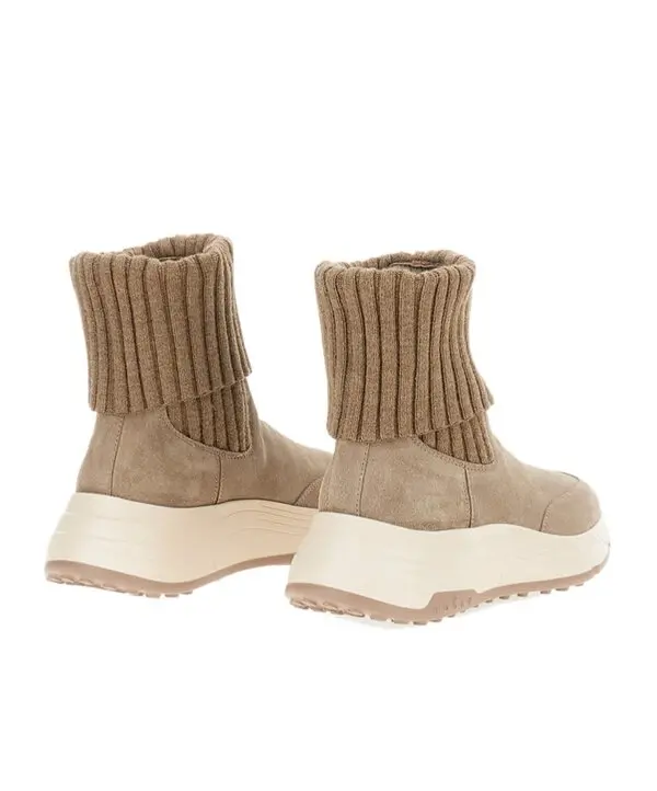 Hogan Ribbed Knit Sneakers