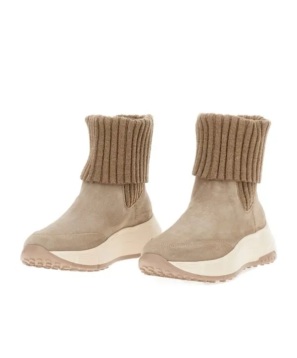 Hogan Ribbed Knit Sneakers