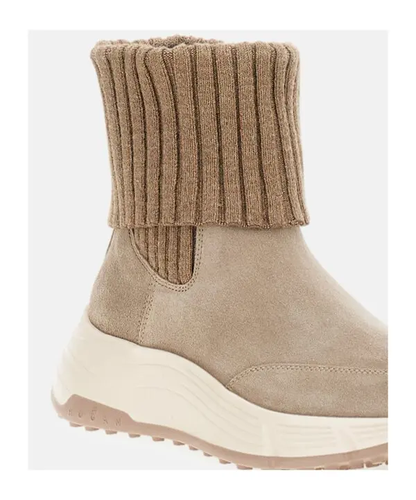 Hogan Ribbed Knit Sneakers