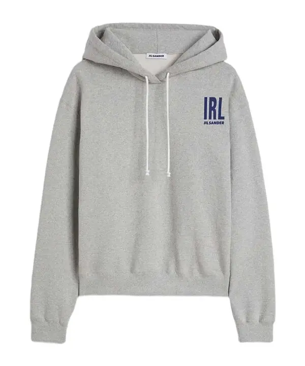JIL SANDER Logo-print Jersey Hoodie