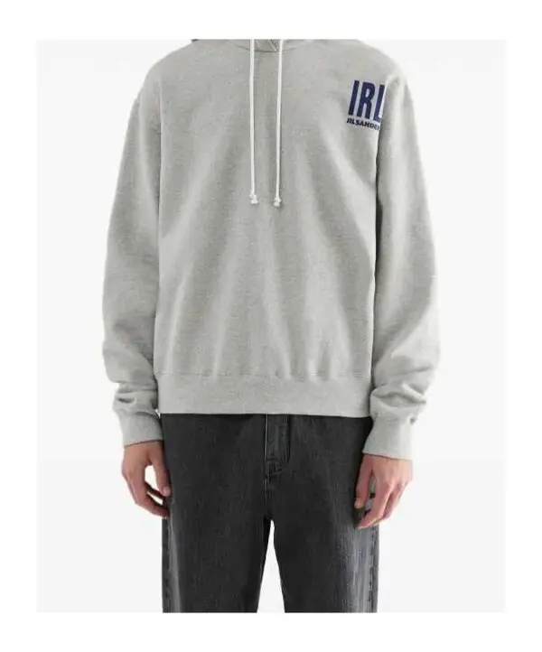 JIL SANDER Logo-print Jersey Hoodie