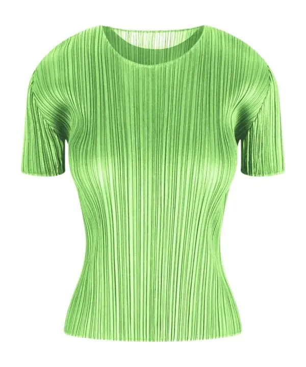 PLEATS PLEASE BY ISSEY MIYAKE Pleats Please Issey Miyake Pleated Crewneck Top