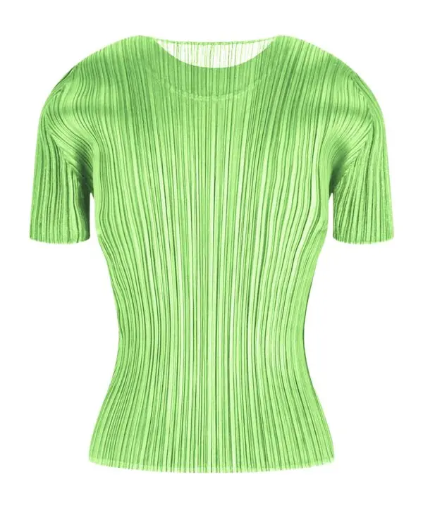 PLEATS PLEASE BY ISSEY MIYAKE Pleats Please Issey Miyake Pleated Crewneck Top