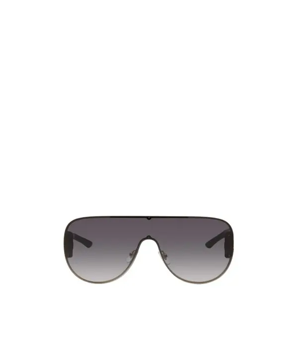 Versace Logo Pattern Sunglasses - Gray