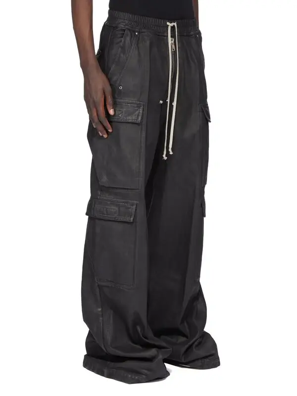 Rick Owens Double Cargo Jumbo Bela Pants