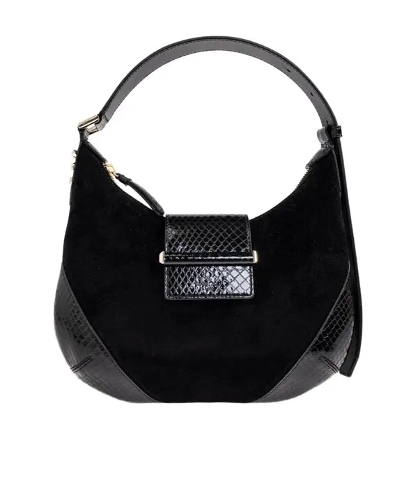 JIMMY CHOO Logo Embossed Small Shoulder Bag