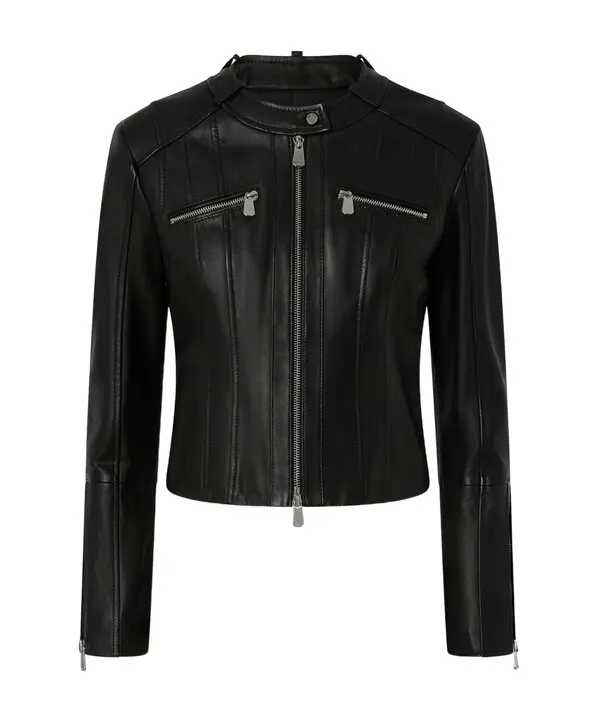 Pinko Cropped Zipped Jacket